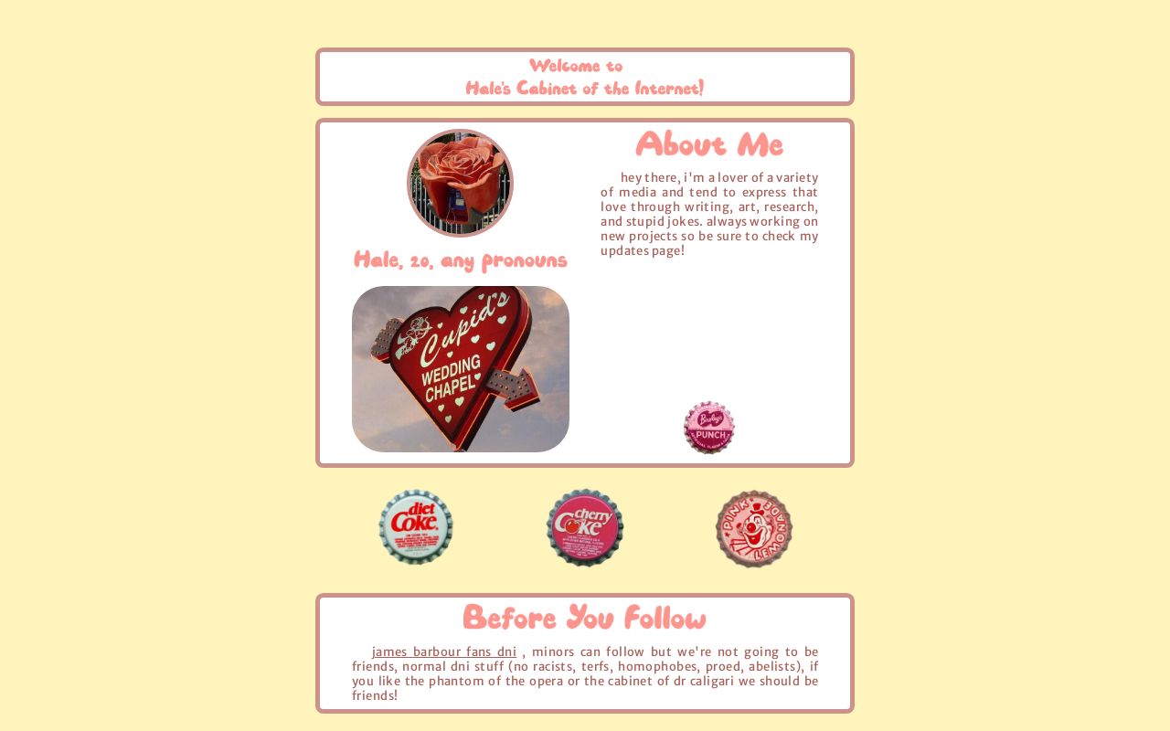 welcome to hale's cabinet!